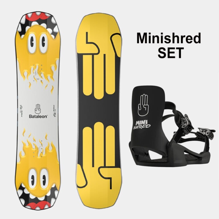 Bataleon Kids Snowboard-Set MINISHRED 105 - 2022-23 - Boarders Project ...